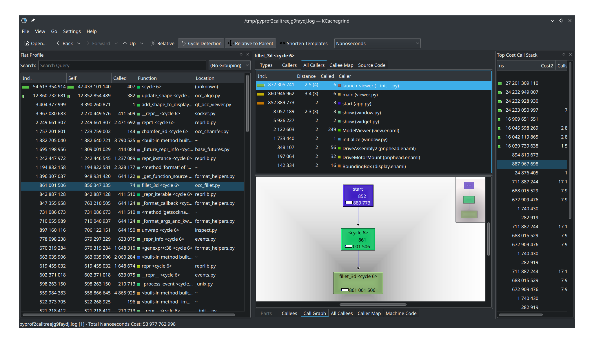 Profiling Python Apps With KCachegrind CodeLV